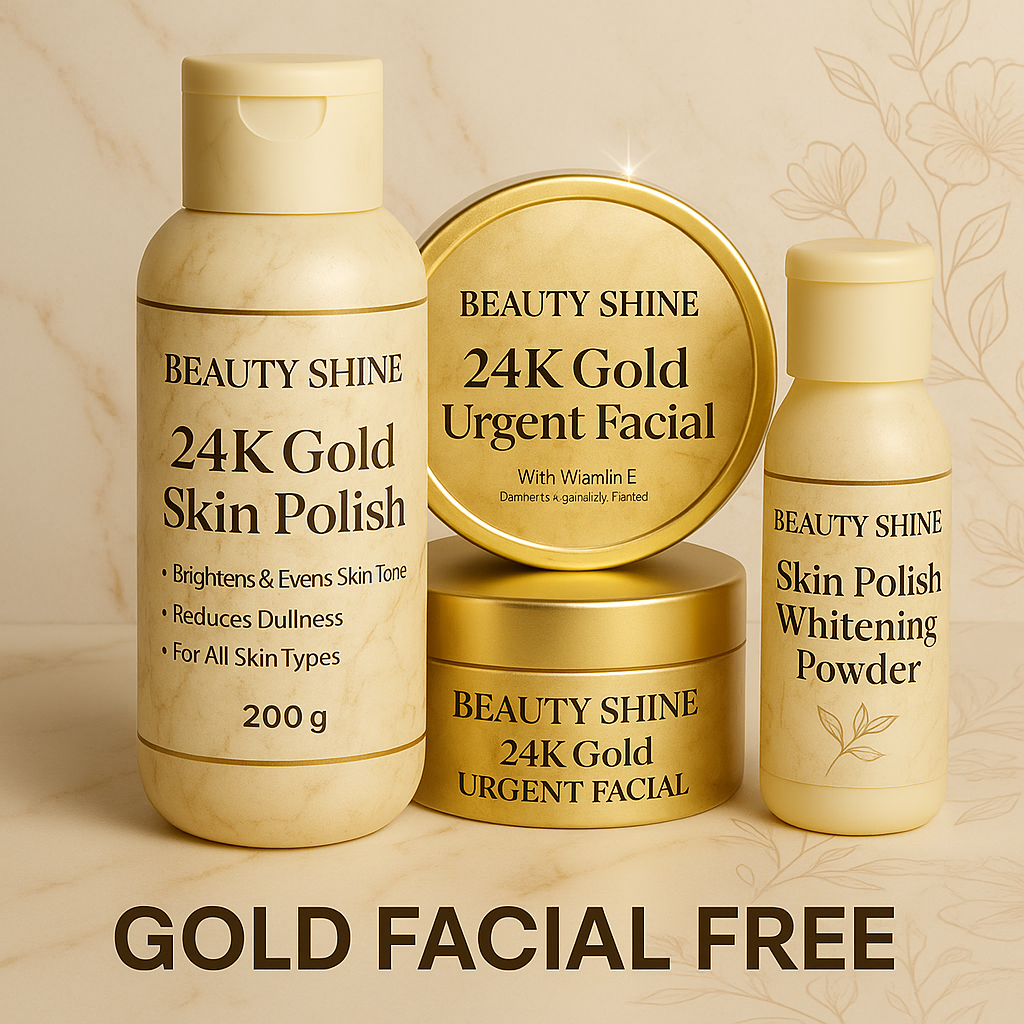 24K Gold Skin Polish + Gold Facial Free – Beauty Shine